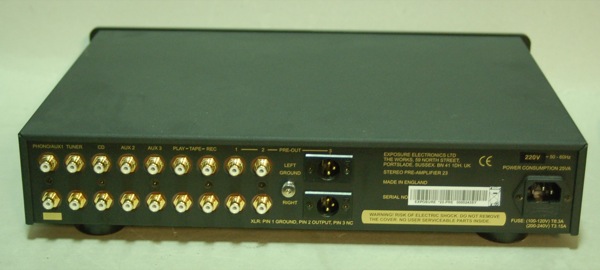 Exposure XXIII etuvahvistin – Classic Audio