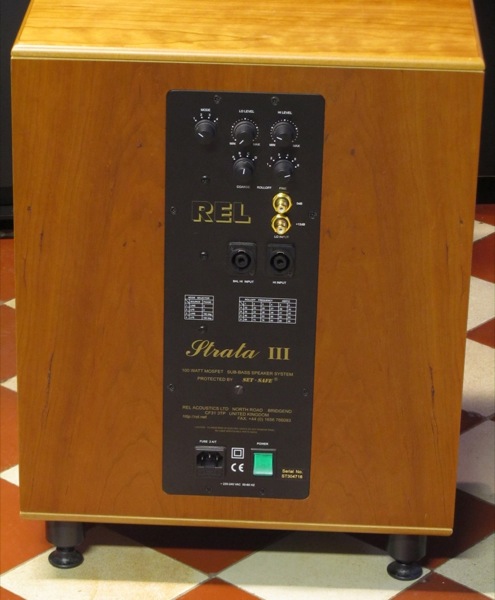 REL Strata III subwoofer – Classic Audio