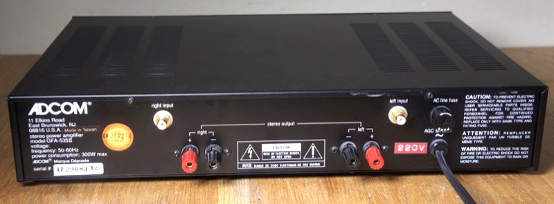 Adcom GFA-535 II – Classic Audio