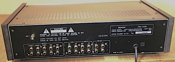 Denon PRA-1000 etuvahvistin – Classic Audio