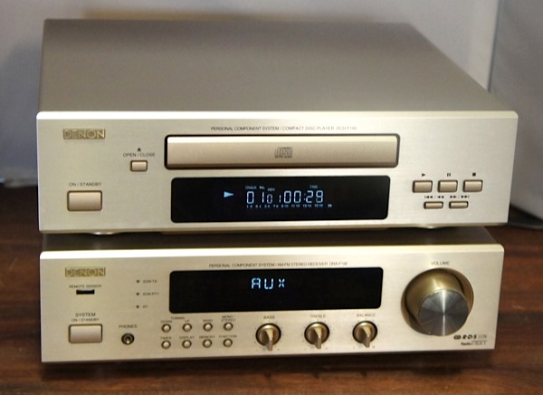 Denon DRA-F100 ja DCD-F100 CD-soitin – Classic Audio