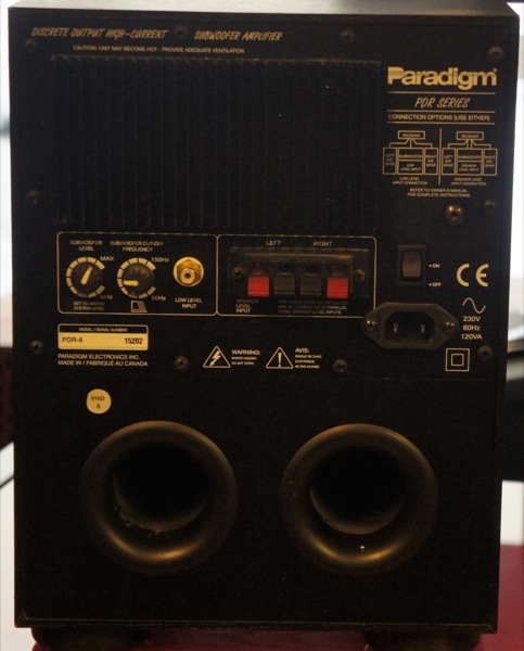 Paradigm PDR-8 – Classic Audio