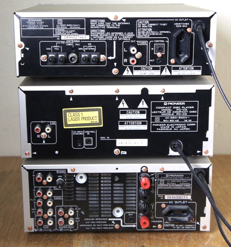 Pioneer A-C3, PD-C3, F-C3 – Classic Audio