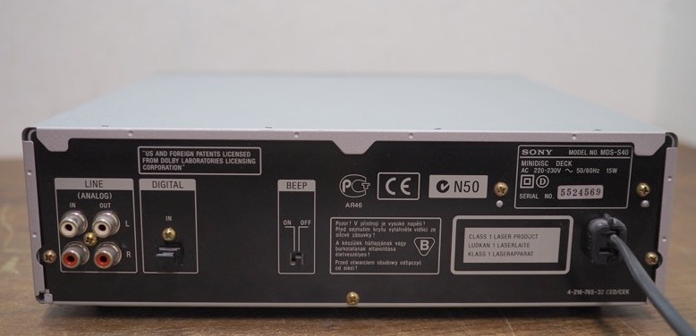 Sony MDS-S40 – Classic Audio