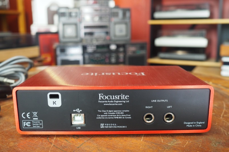 Focusrite Scarlett 2i2 – Classic Audio