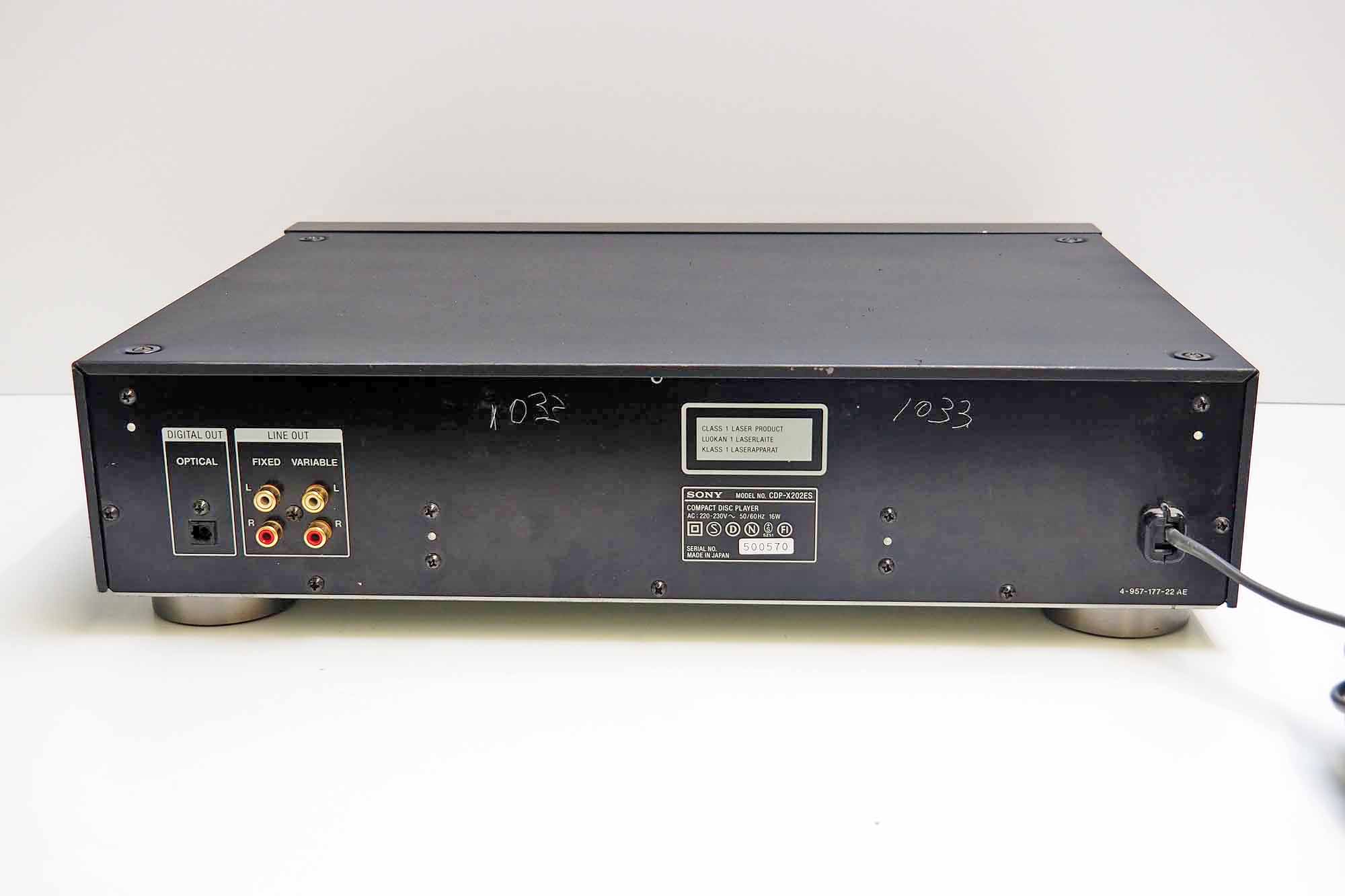 Sony CDP-X202ES – Classic Audio
