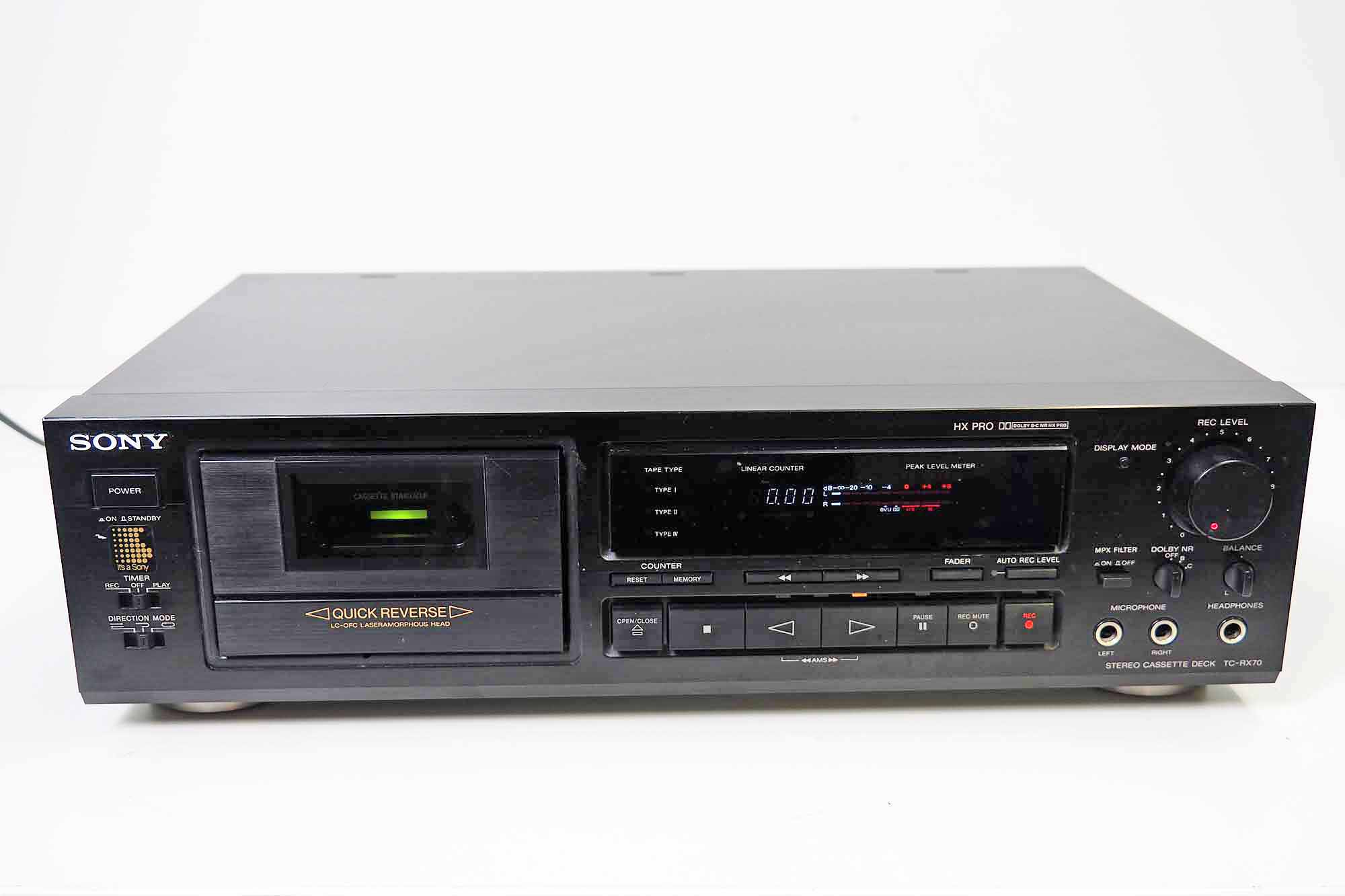Sony TC-RX70 – Classic Audio