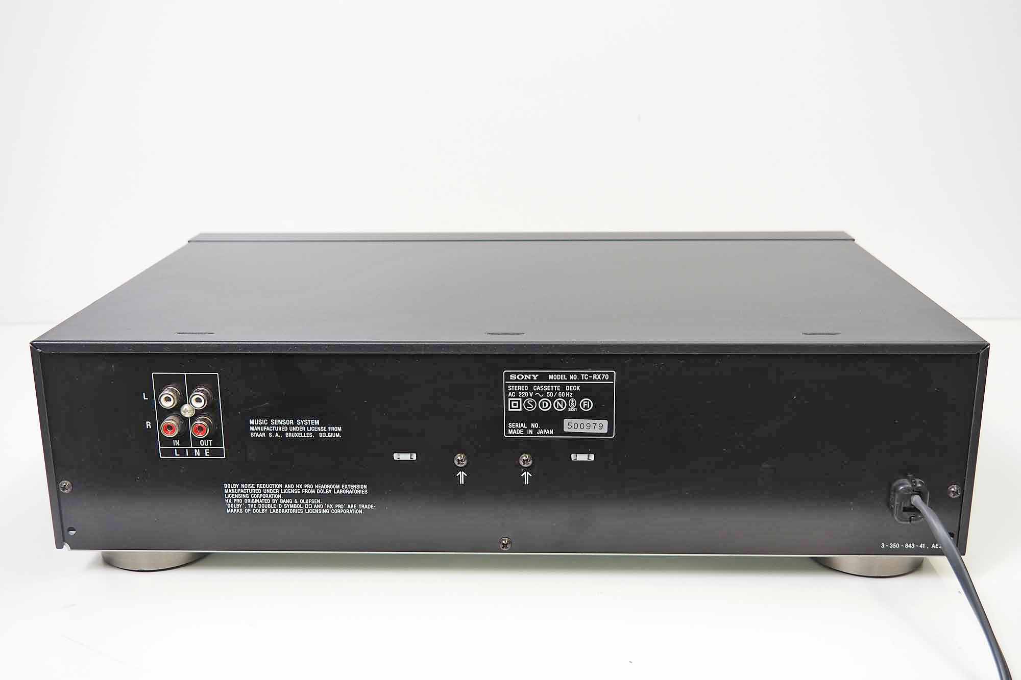 Sony TC-RX70 – Classic Audio