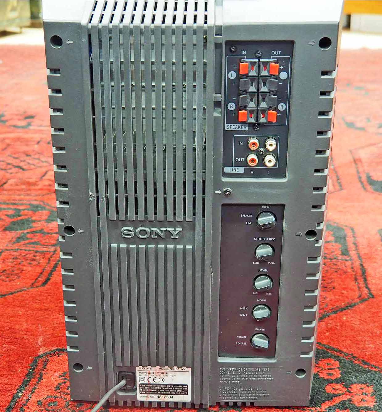 Sony SA-W505 – Classic Audio