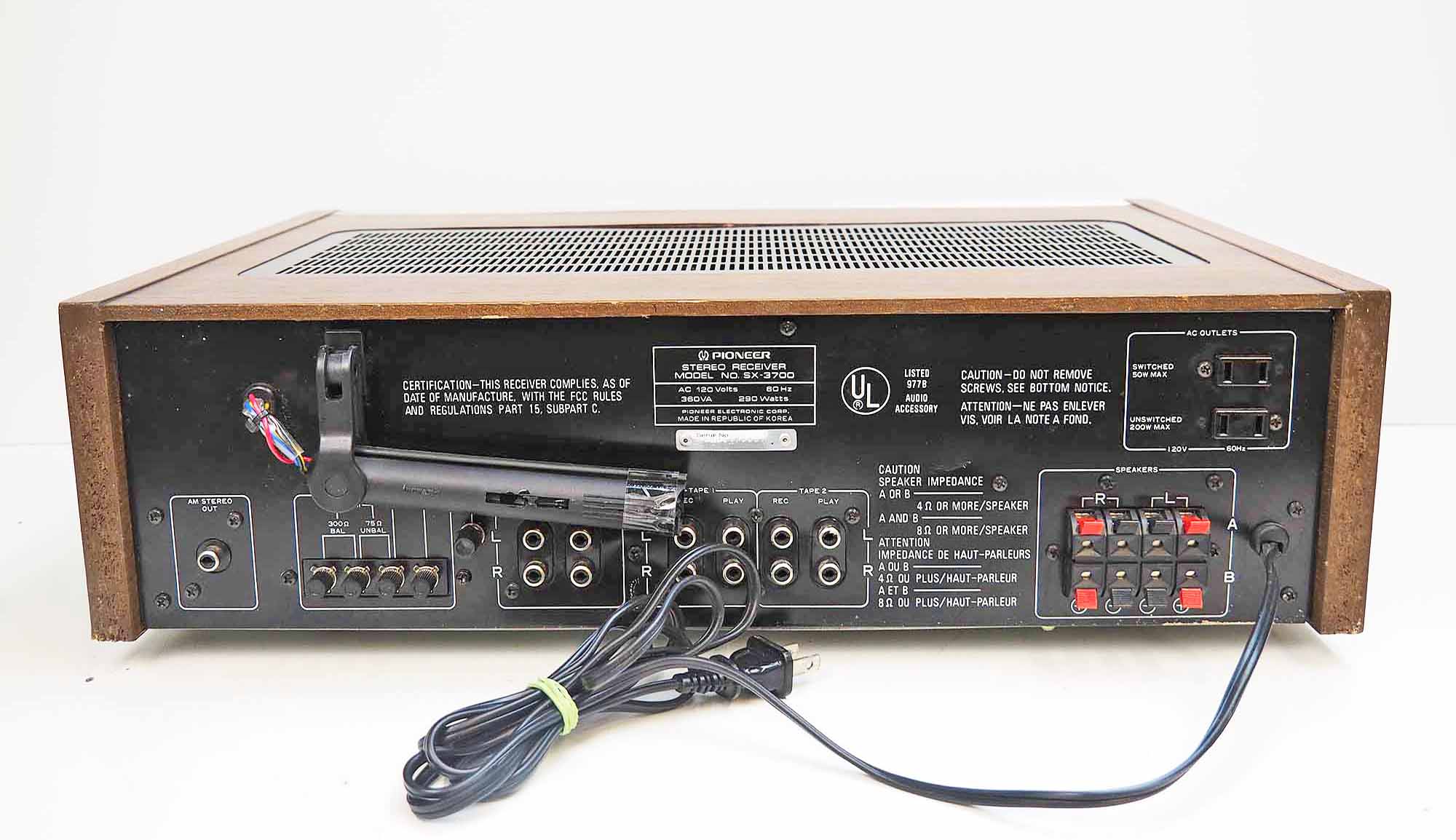 Pioneer SX-3700 – Classic Audio