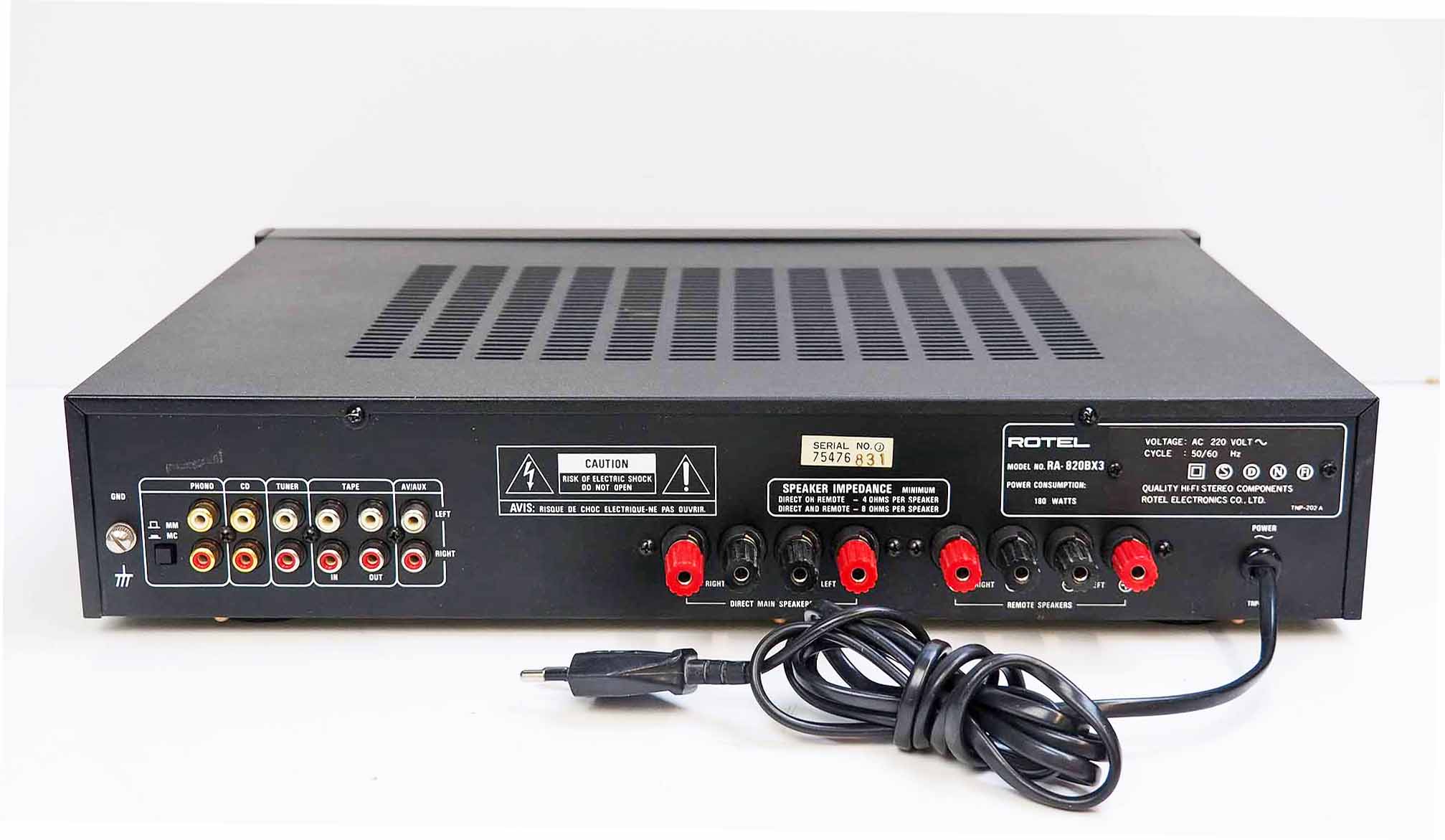 Rotel RA-820BX3 – Classic Audio